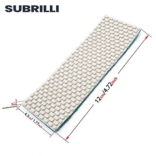 SUBRILLI Diamond Hand Polishing Pads 7 Pcs Set with Backing Pad for Glass Marble Concrete Polishing