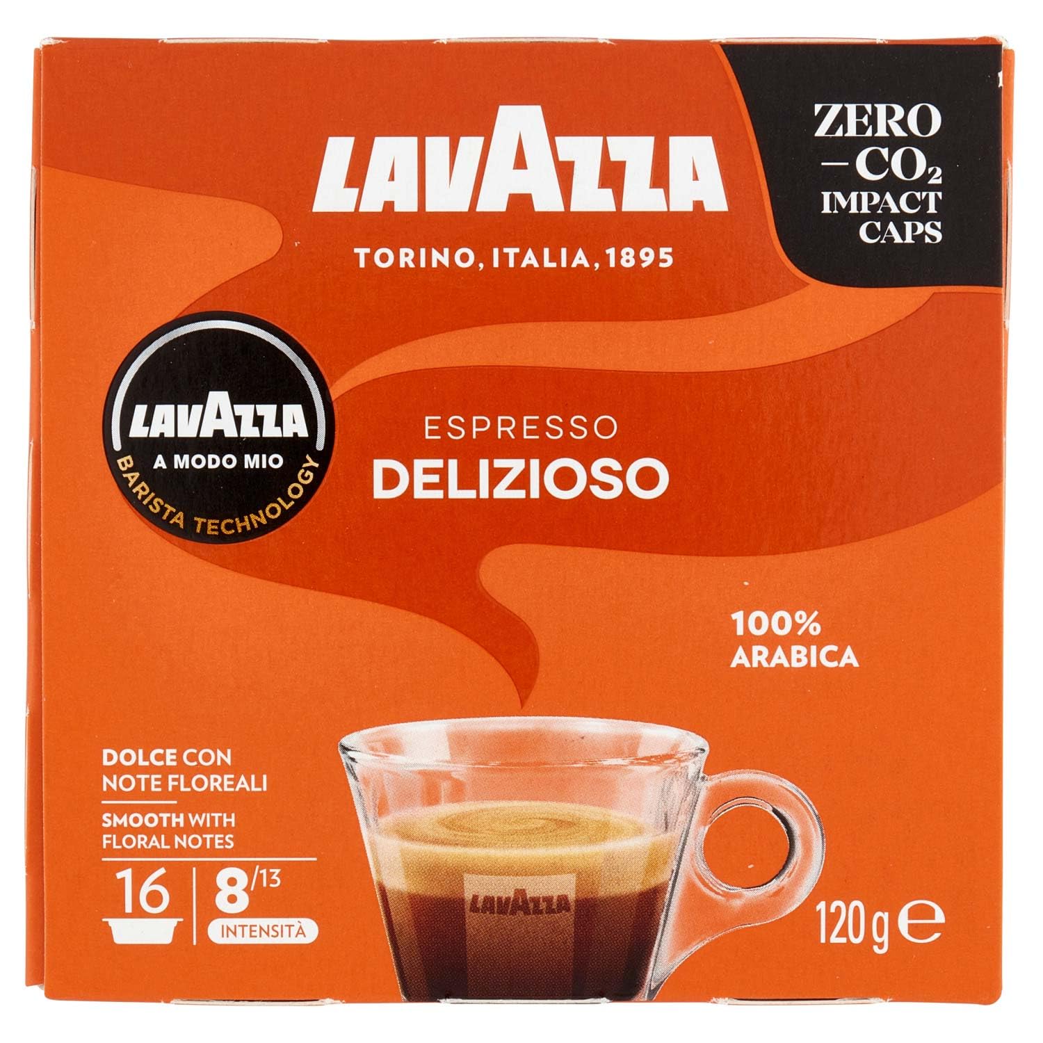 Lavazza A Modo Mio Deliziosamente, 16 Capsules