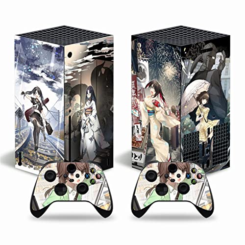 Top factory Skin Decal Protective Vinyl Skin Decal Cover for Series X Console Skins Wrap Sticker with Two Free Wireless Controller Decals 55257 Decal