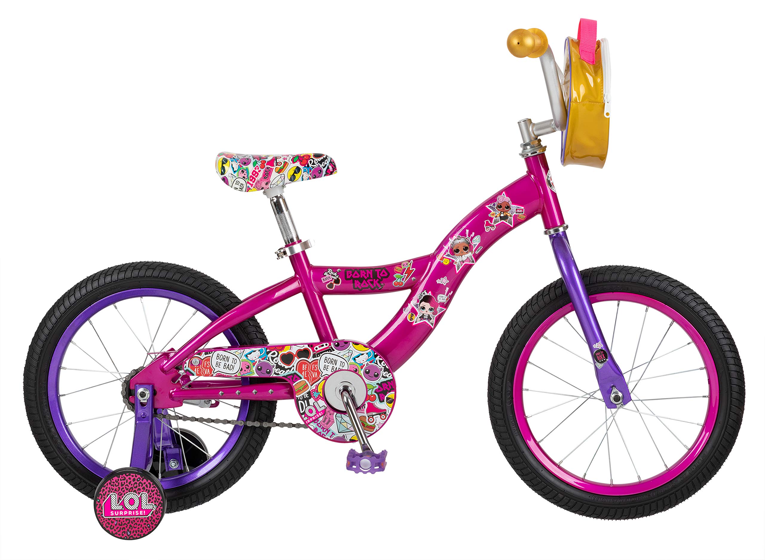 LOL Surprise Girls Bike, 16-Inch Wheels, Pink