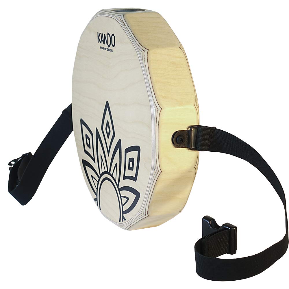 KTÄK -The First Handcrafted, Hand Drum Percussion, Two-Sound Cajón Body Snare, Portable Cajon by Kandu (Green Acid)
