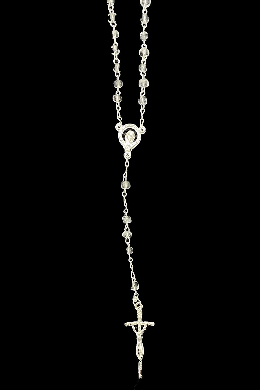 Lito Baptism Candle Set Kit for Christenings with Shell and Favors - Spanish - Silver