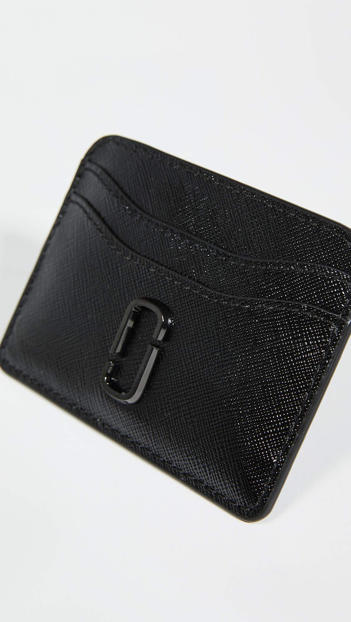 Marc Jacobs Women's The Snapshot DTM Card Case, Black, One Size