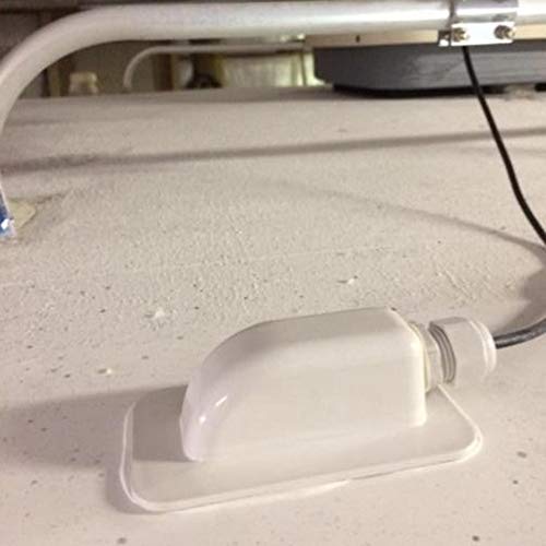 mewmewcat Single Cable Entry Gland Box,Single Cable Entry Gland Box Solar Panel Roof Wire Entry Gland Box Cable Suitable for Motorhome RV Yacht Car