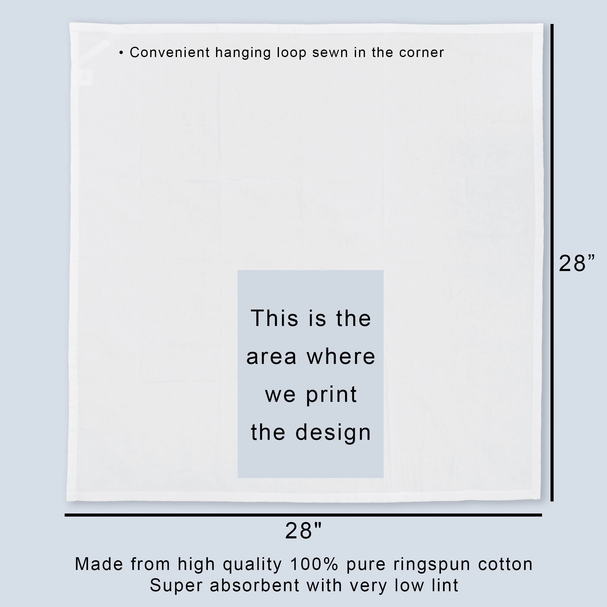 Personalized Kitchen Towel for BBQ Kings - Funny Kitchen Towels Set. 100% Pure Ringspun Cotton, Super Absorbent Kitchen Towels - Chef Design, Kitchen Décor