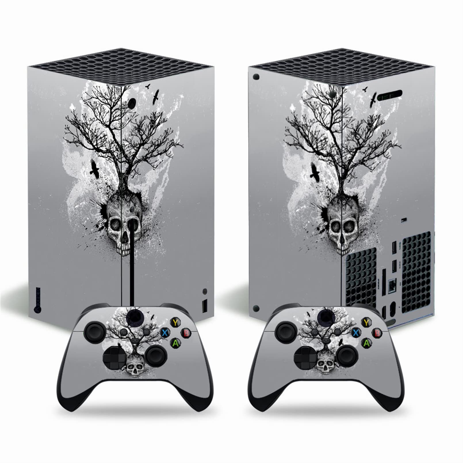 Top factory Skin Decal Protective Vinyl Skin Decal Cover for Series X Console Skins Wrap Sticker with Two Free Wireless Controller Decals 79533 Decal