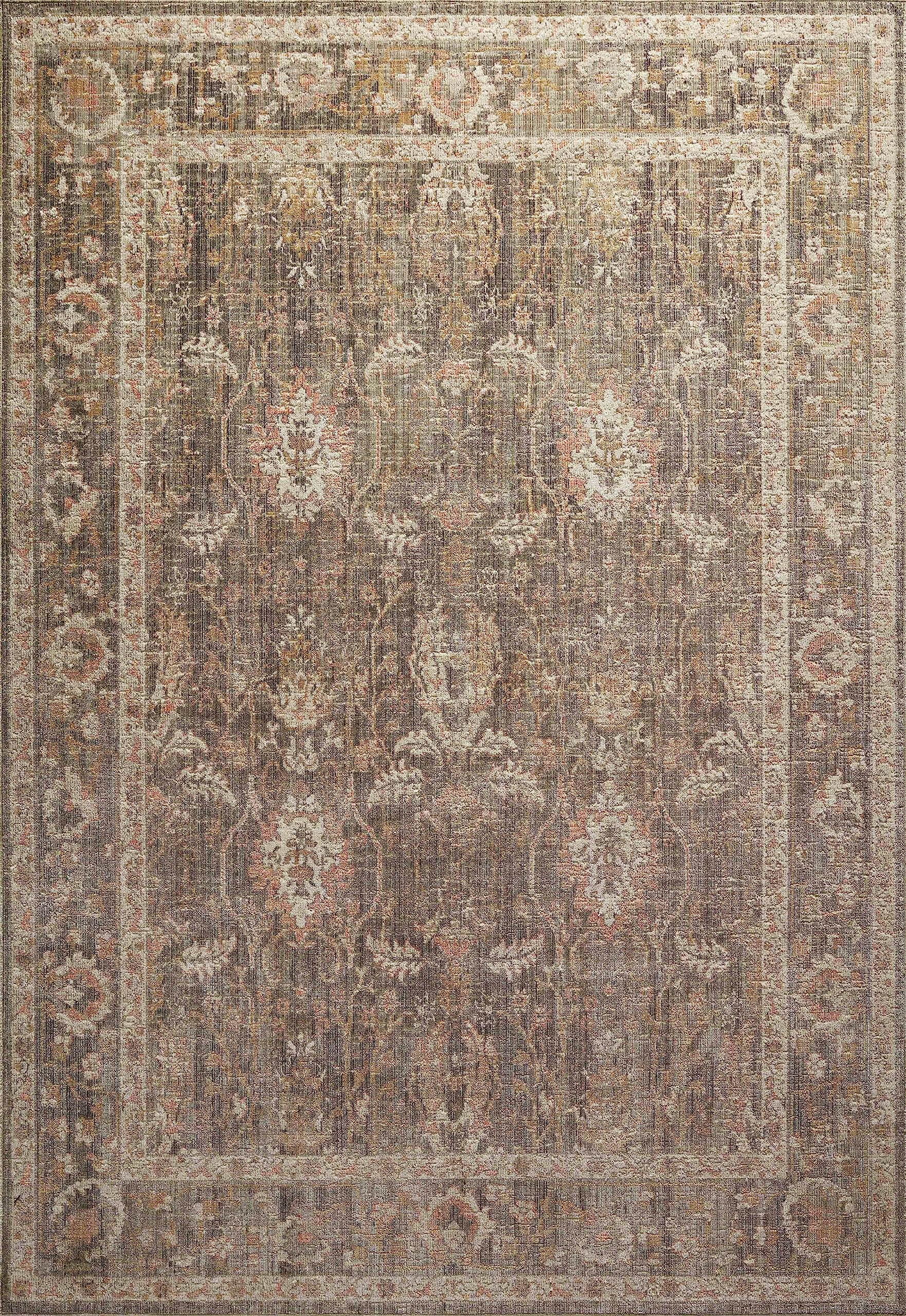 Loloi Chris Loves Julia x Rosemarie Collection ROE-01 Area Rug 7'-10" x 10' Sage/Blush Rectangular