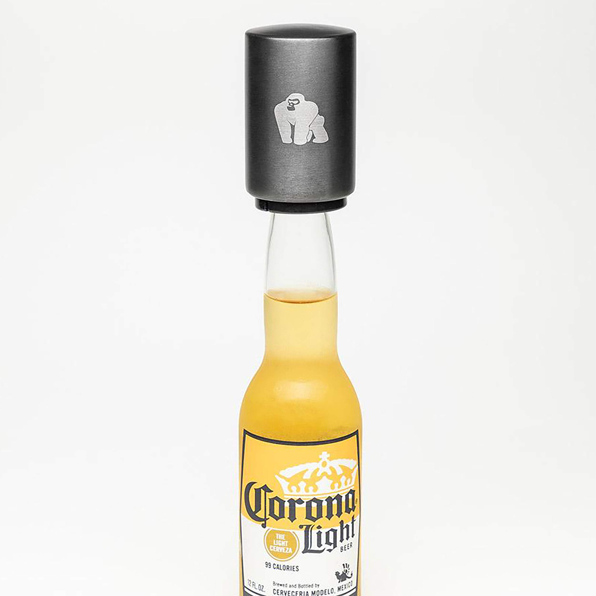 Stainless Steel Magnetic Push Top Bottle Opener (By Kong Beer Bong)