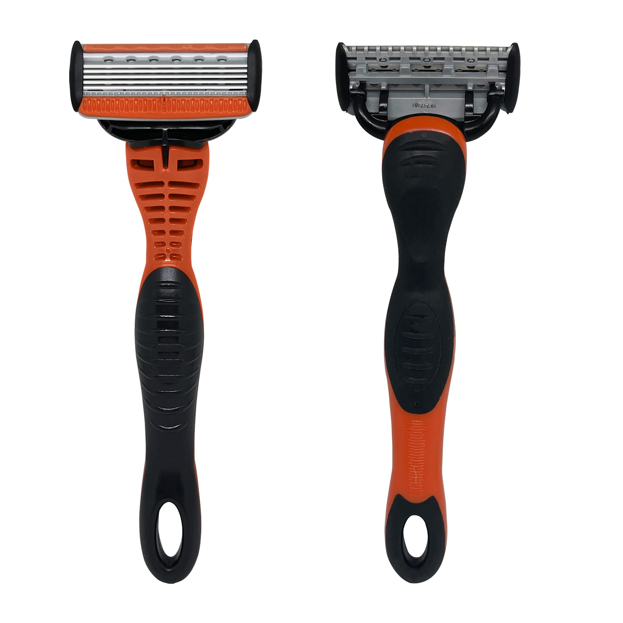 Vaylor 5 Blade Mens Disposable Shaving Razor with Pivoting Head and Ergonomic Handle, 8 Pack