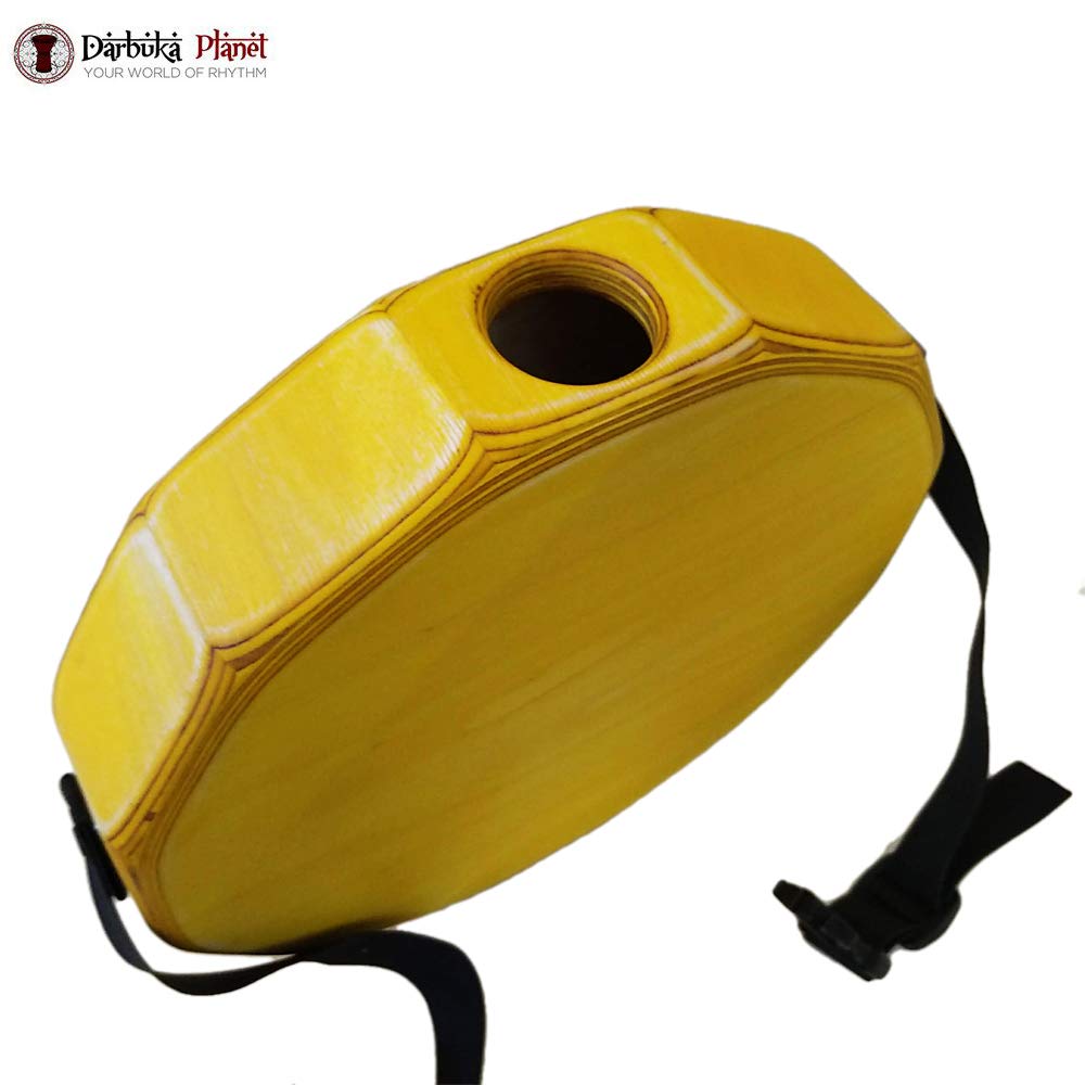 KTÄK -The First Handcrafted, Hand Drum Percussion, Two-Sound Cajón Body Snare, Portable Cajon by Kandu (Green Acid)