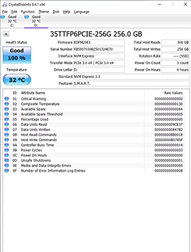 Timetec 256GB SSD NVMe PCIe Gen3x4 8Gb/s M.2 2280 3D NAND High Performance SLC Cache Read/Write Speed Up to 2,000/1,600 MB/s Internal Solid State Drive for PC Laptop and Desktop (256GB)