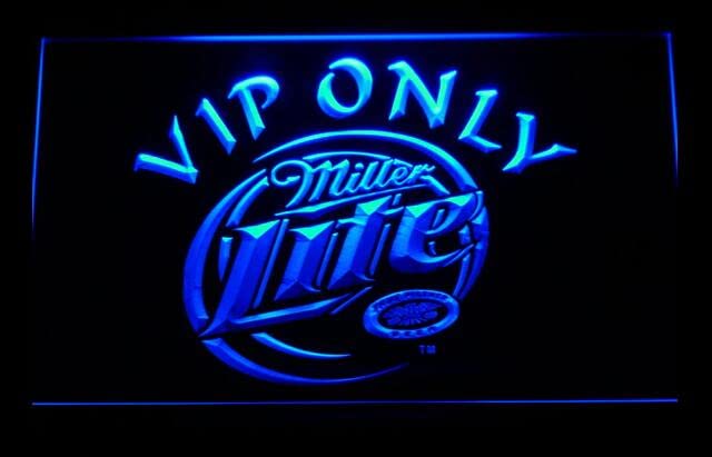 Shop Bar Pub Led Store Led Sign for Millers 12x8 Inch Man Cave Decor Garage Wall Sign (Green)