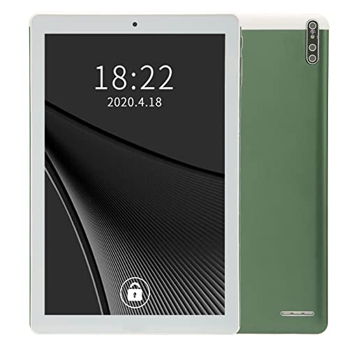Tablet, 3G Network and 5G WiFi 8 Core Processor Tablet 10 Inch 3GB RAM and 64GB ROM 3 Card Slots IPS HD Screen for Daily for Office for Children (US Plug)