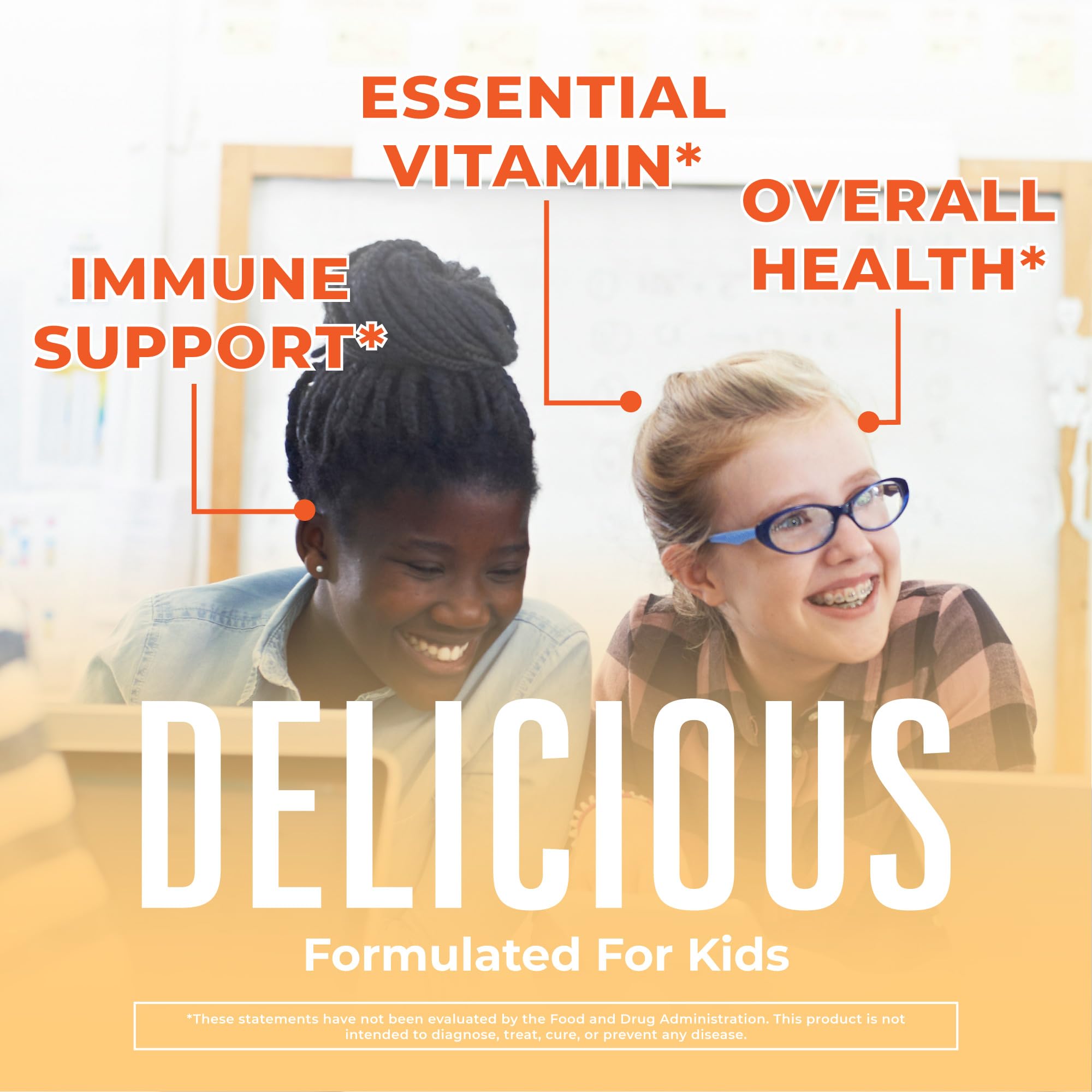 MaryRuth Organics USDA Organic Kids Vitamin C Drops | Vegan Vitamin C Immune Support Supplement for Ages 4-13 | Immune Support & Overall Health | Vitamin C from Organic Acerola Fruit Extract | 2oz