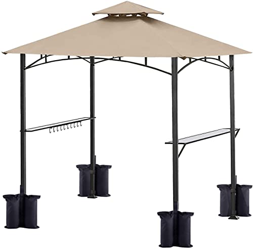 SCOCANOPY Weight Bags for Pop up Canopy Tent Gazebo, Leg Canopy Weights Sand Bags for Instant Outdoor Sun Shelter Canopy Patio Umbrella,4-Pack (Black)