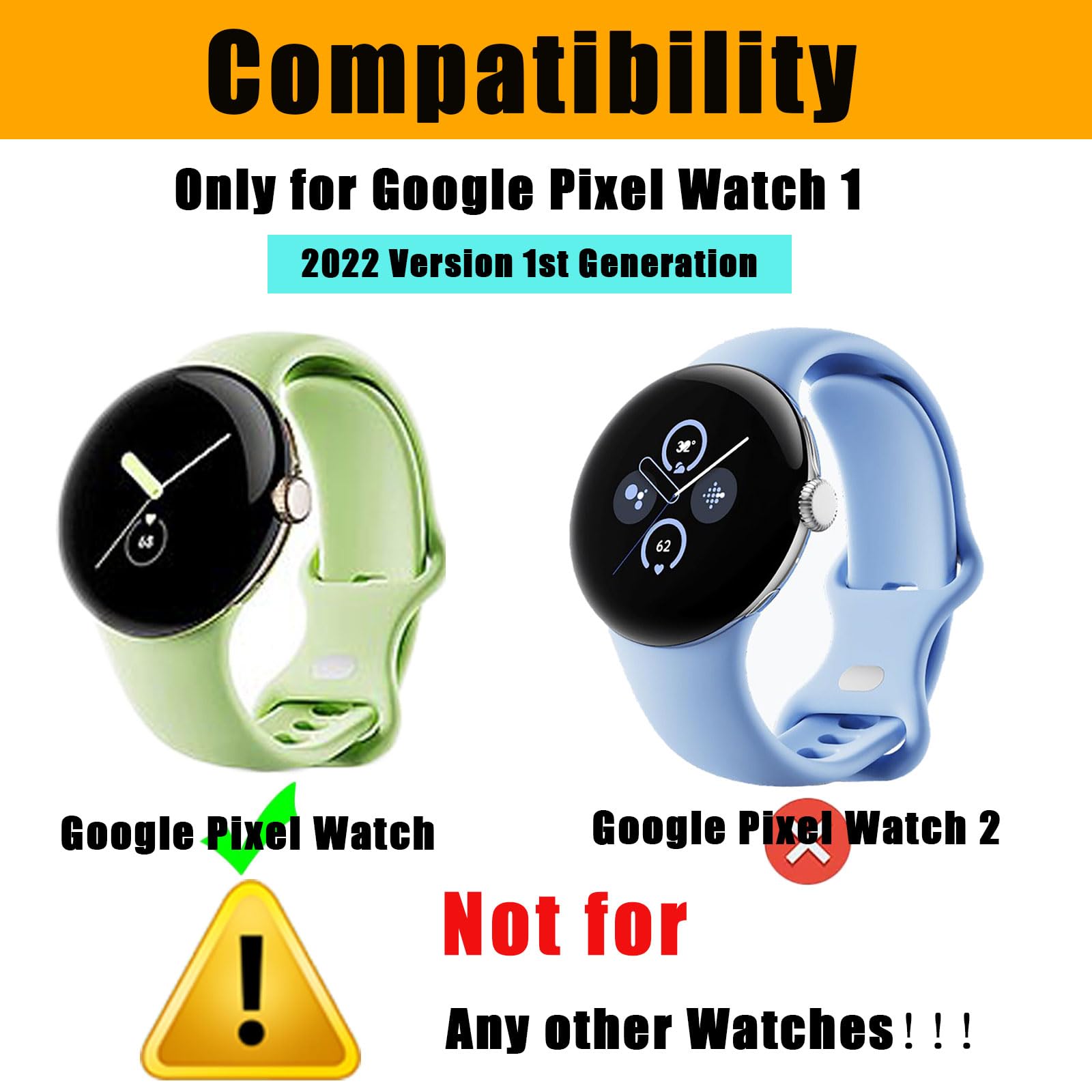 Tading [2 Pack ] for Pixel Watch Charger Compatible with Google Pixel Watch, Replacement USB C Magnetic Charging Dock Cable for Google Pixel Watch, Black - 3.3ft 100cm