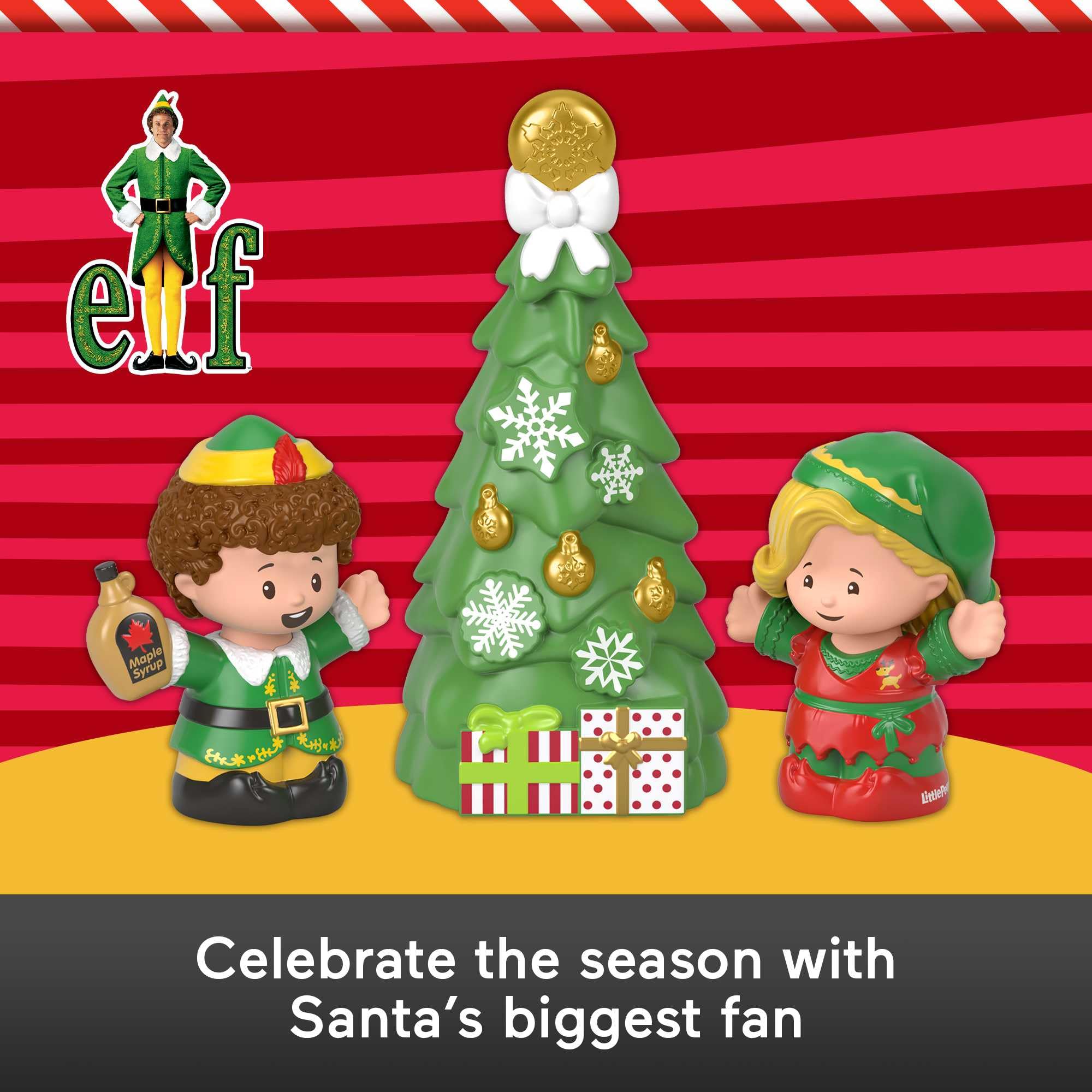 Little People Collector Elf Movie Special Edition Figure Set in Christmas Display Gift Box for Adults & Fans