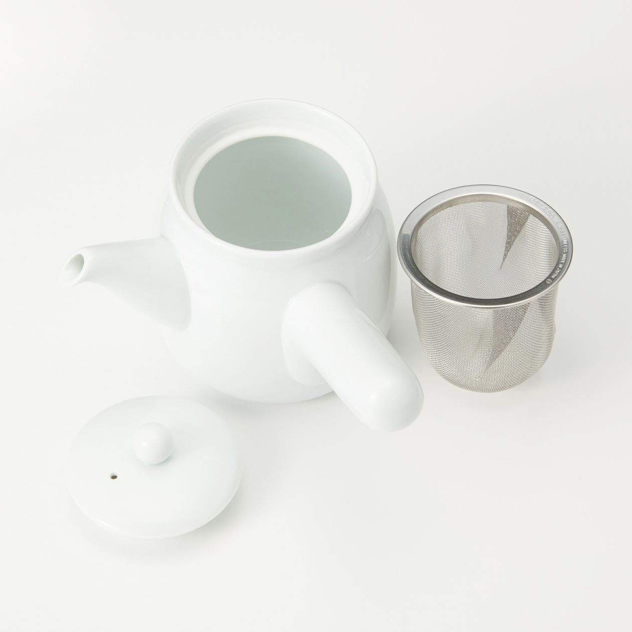 Muji White Porcelain Tea Pot - S