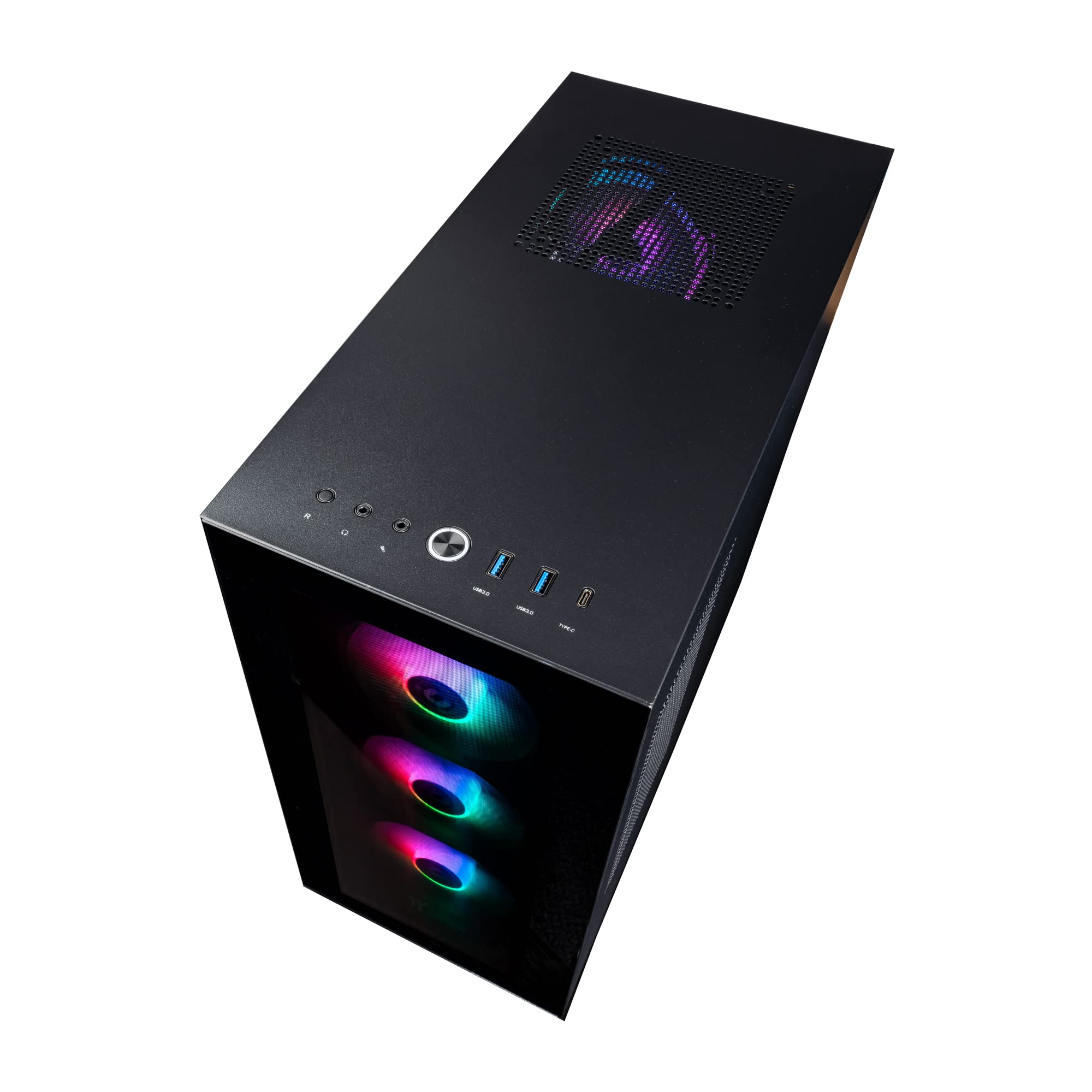 Velztorm Black Gladio Custom Built Gaming PC (AMD Ryzen 9 5900X, 32GB RAM, 1TB SSD+1TB HDD, GeForce RTX 3090, WiFi, 1xUSB 3.2, 4xUSB 3.1, 2xUSB 3.0, Win10H)