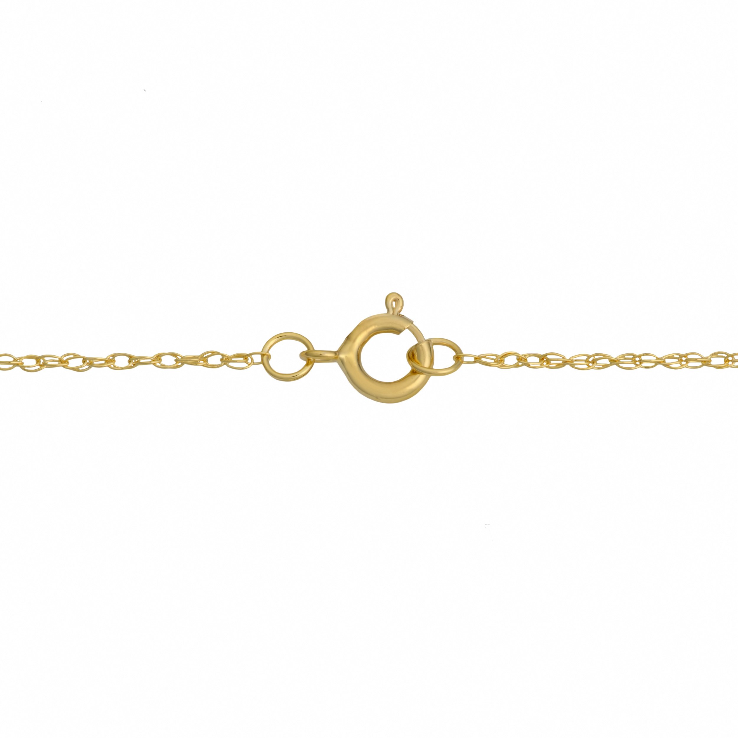 Kooljewelry 10k Two-tone Gold Double Heart Pendant Rope Chain Necklace (18 inch)