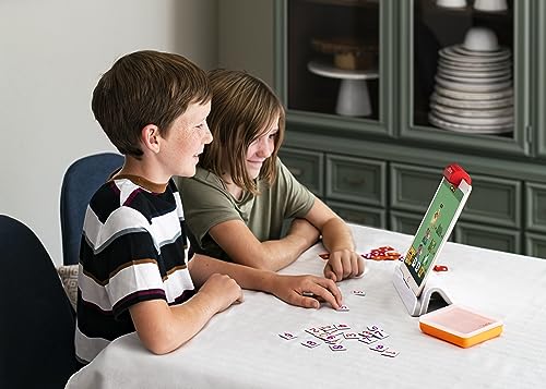 Osmo Genius Starter Kit - 7 Educational iPad Games for Spelling & Math, Ages 6-10