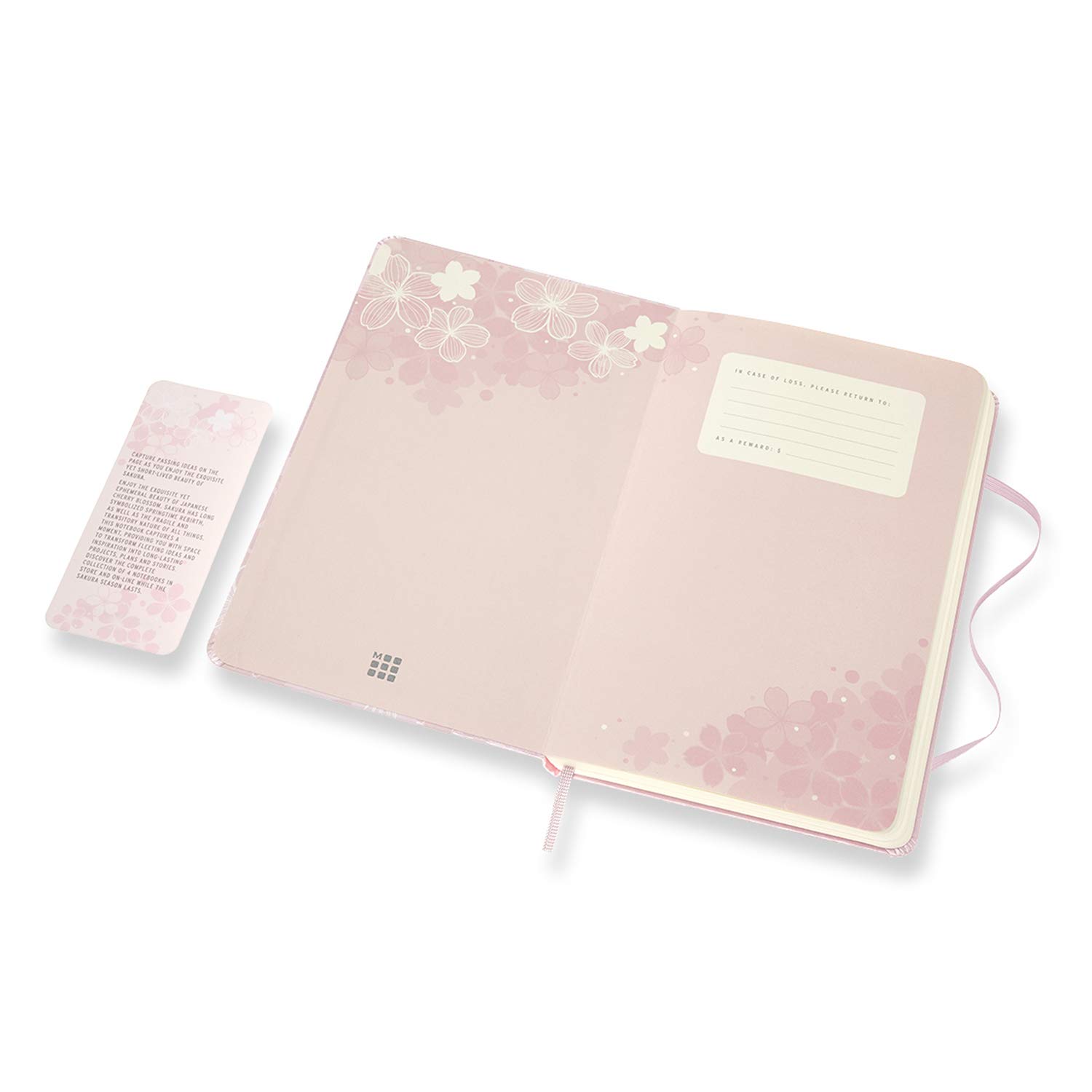Moleskine Limited Edition Sakura Notebook, Hard Cover, Large (5" x 8.25") Plain/Blank,, 240 Pages, Ivory (8056420851304)