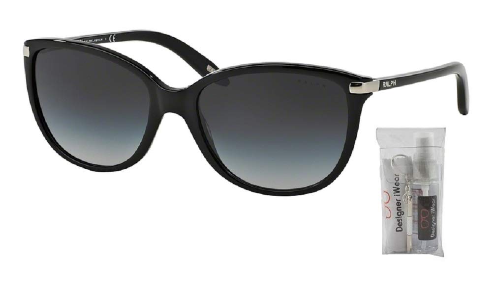 Ralph Lauren RA5160 109013 57M Black/Nude/Brown Gradient Cateye Sunglasses For Women+ BUNDLE With Designer iWear Eyewear Kit