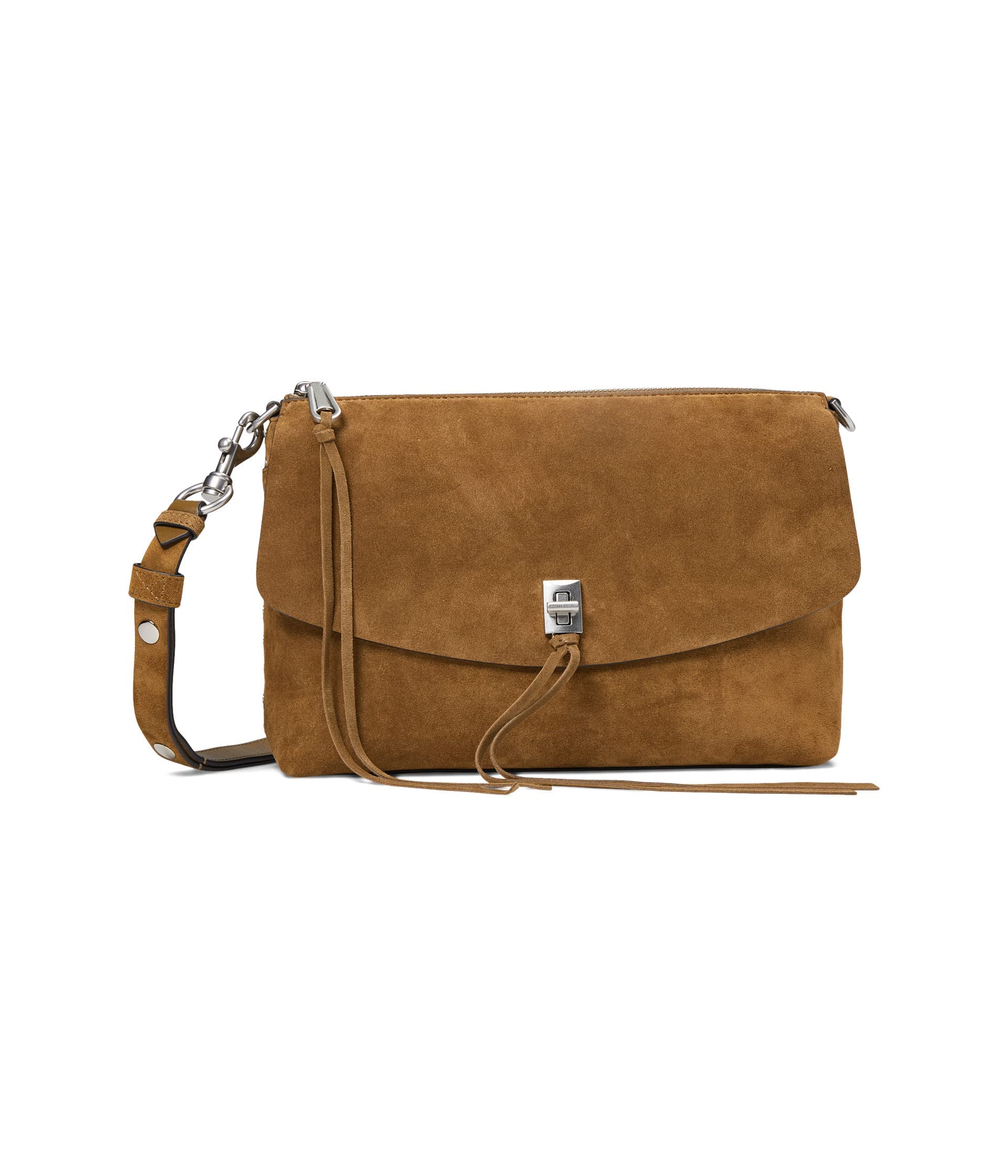 Rebecca Minkoff Darren Top Zip Shoulder Whiskey One Size