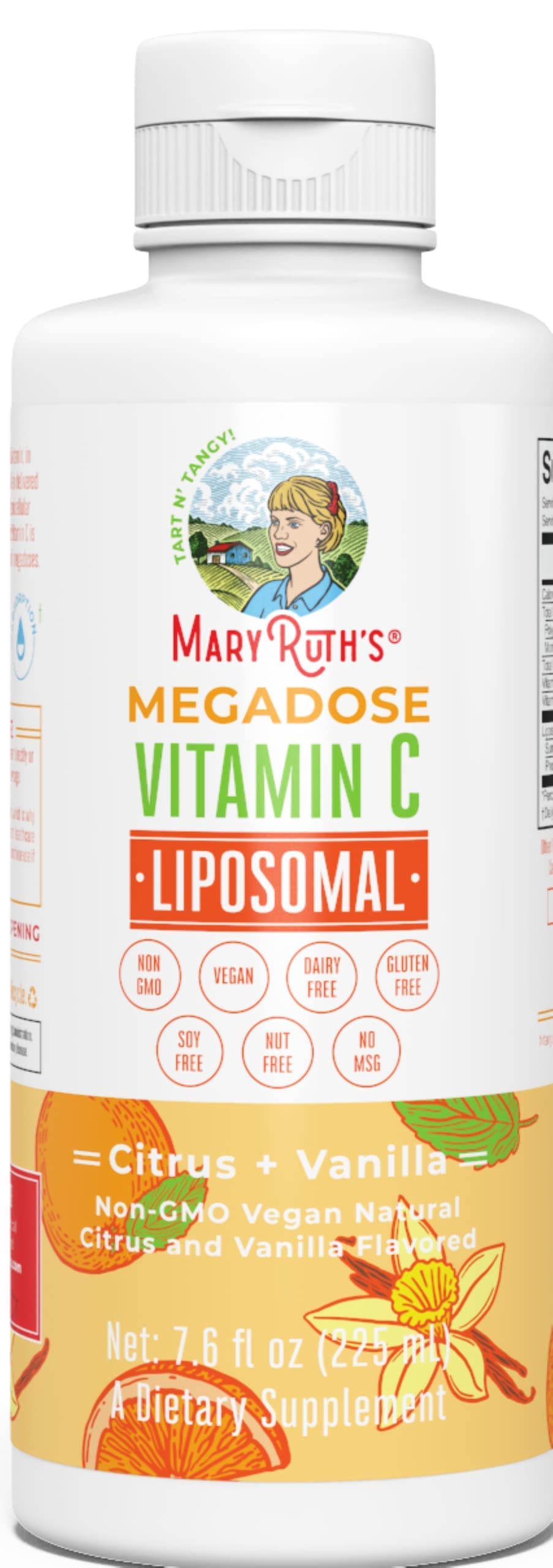 MaryRuth Organics Elderberry Syrup & Vitamin C Liposomal Bundle Black Sambucus Liquid for Kids & Adults | Megadose Vitamin C Liposomal (500mg) | Immune Support, Overall Heath | Non-GMO, Vegan