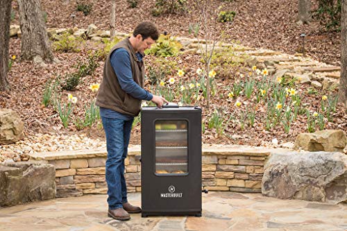 Masterbuilt MB20071619 Mes 140s Digital Electric Smoker, 40” Black + Window