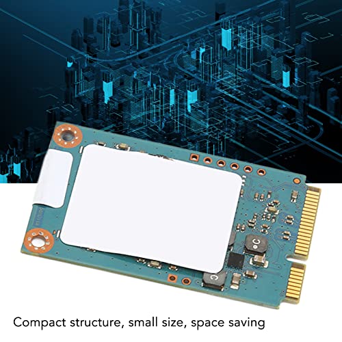 Yoidesu Mini Internal SSD, 16G MSATA Interface Internal Solid State Drive, Stable Reliable Compact Structure MSATA Interface PC SSD for Home Office