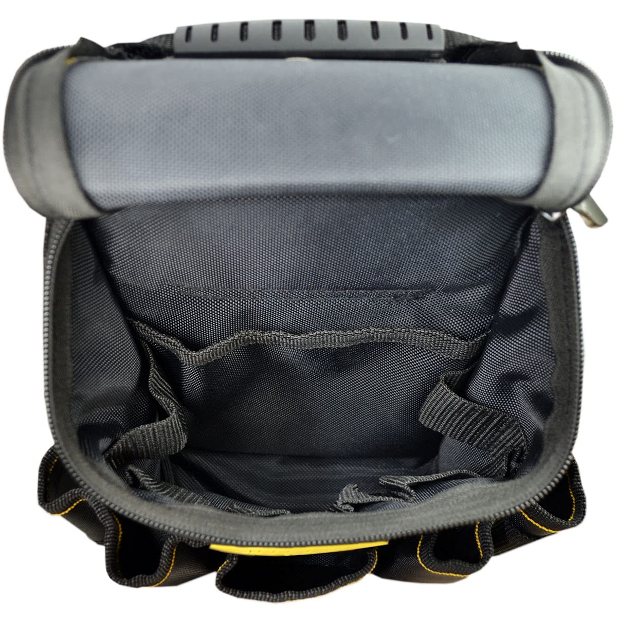 Miller Nylon 13-Pocket Zippered Tool Pouch with Removable Waist or Shoulder Strap, Wear- and Water-Resistant High-Density Oxford, Tool Bag for Professional Electricians, Technicians, and Installers