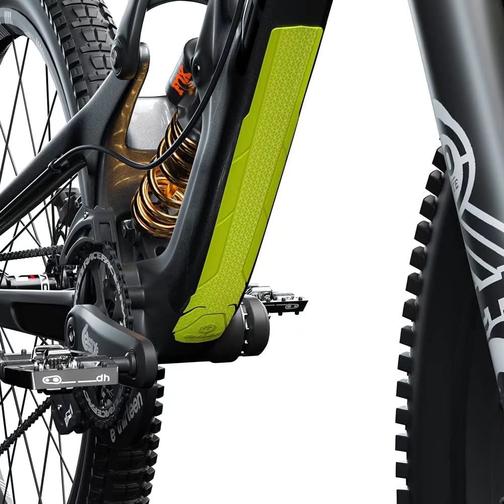PLUSMILE ENLEE Mountain Bike Down Tube Frame Protector, 3M MTB Bicycle Frame Guard - Protect The Bike from Collision and Scratch