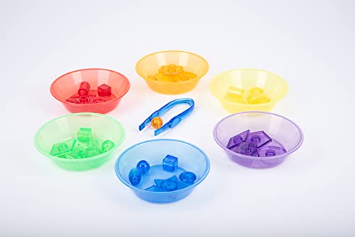 TickiT 73117 Translucent Colour Sorting Bowls