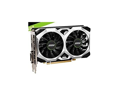 MSI Gaming GeForce GTX 1650 128-Bit HDMI/DP/DVI 4GB GDRR6 HDCP Support DirectX 12 VR Ready OC Graphics Card (GTX 1650 D6 Ventus XS OCV1)