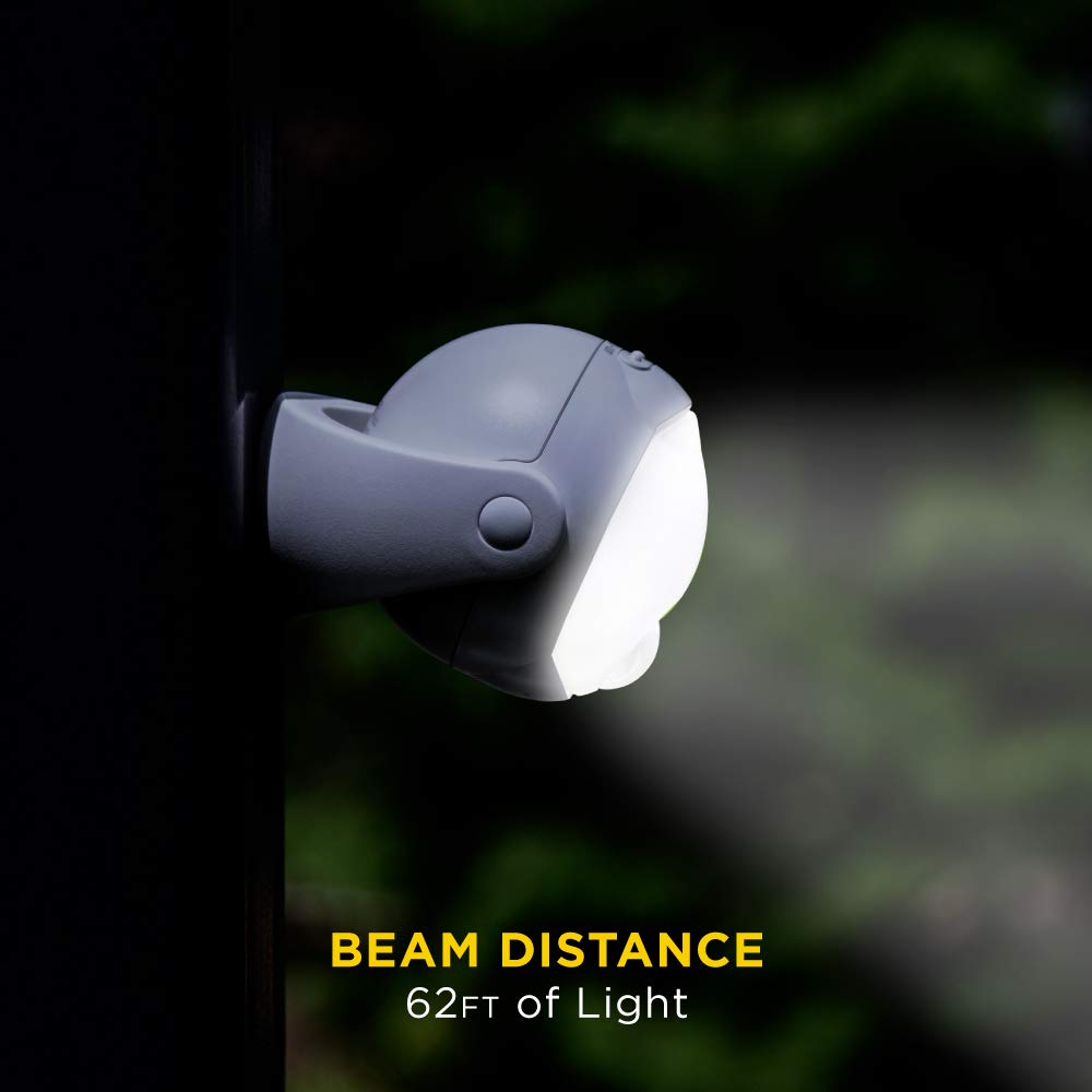 Limitless Innovations Lumenology Portable LED Motion Sensor Light Provides 148 Lumens with a 13 ft Detectable Range and Flexible Tripod Base with Magnetic Option β Indoor/Outdoor (White)