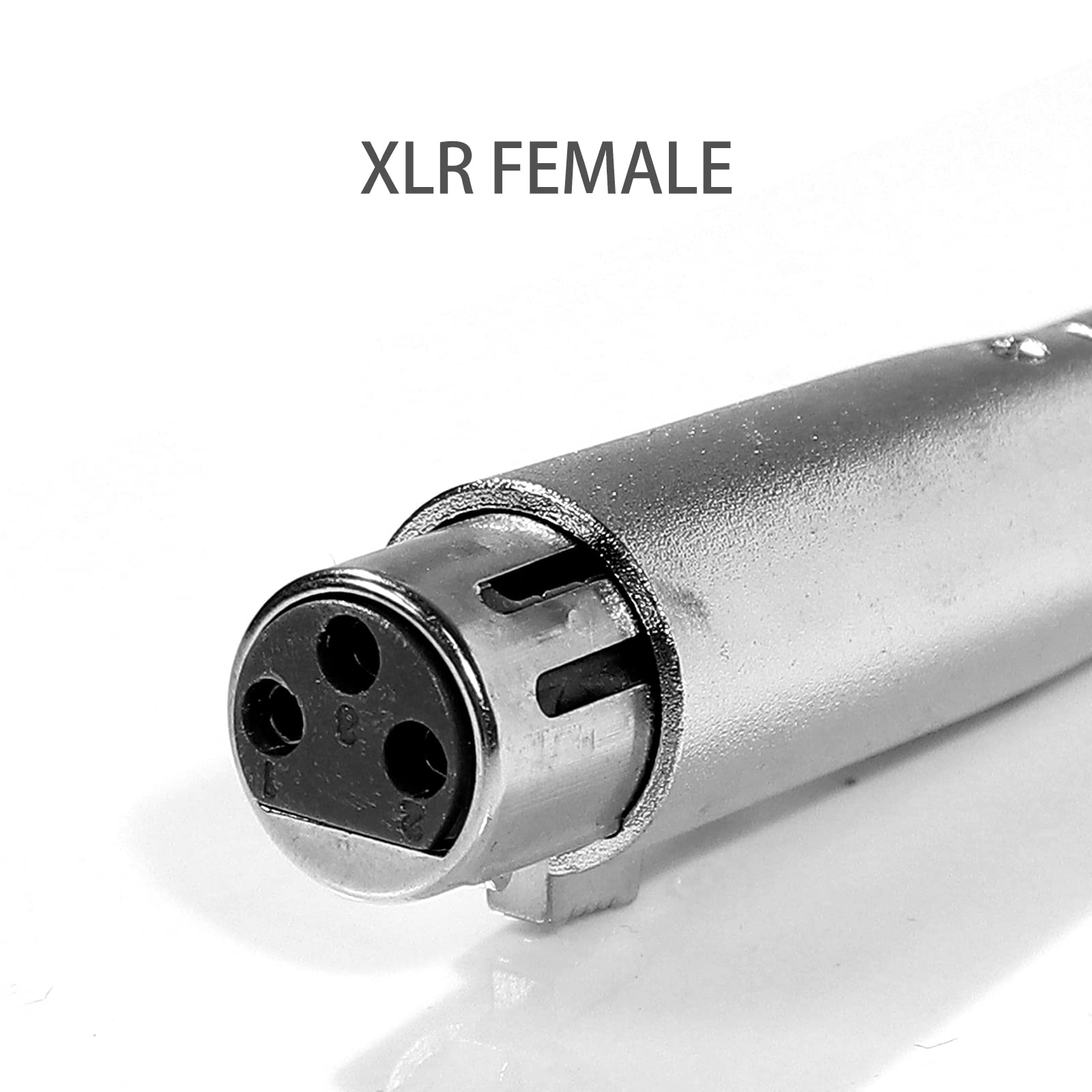 SIXGOD 1/4 TRS to XLR Female Adapter - 6.35mm TRS to XLR Female Gender Changer Connector - 2 Pack