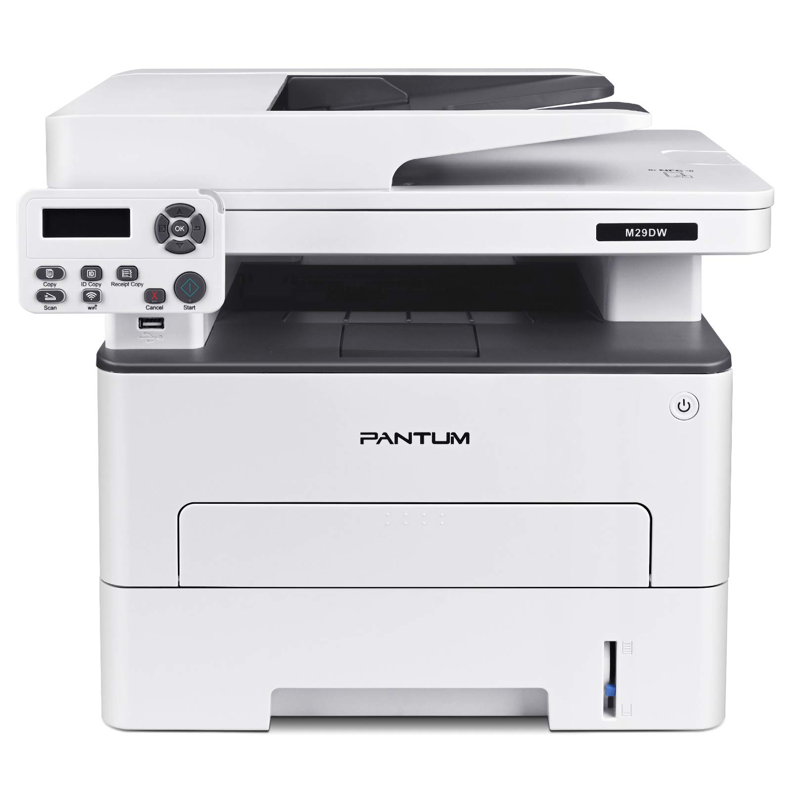 Pantum Copier Wireless All in One Laser Printer Scanner Copier, Print Black and White, Auto Two-Sided Printing, Print at 35PPM, M29DW(V3T76A)