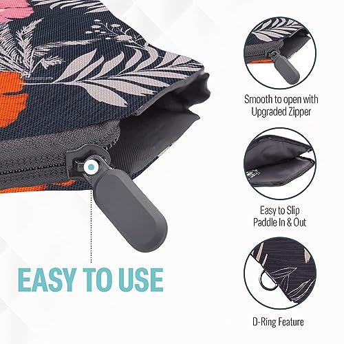 Palms-O-Aces Elongated Pickleball Paddle Cover - Protect Your Paddle with Our Durable and Padded Pickleball Paddle Covers Elongated - Zipper Closure and Canvas Material Elongated Pickleball Cover