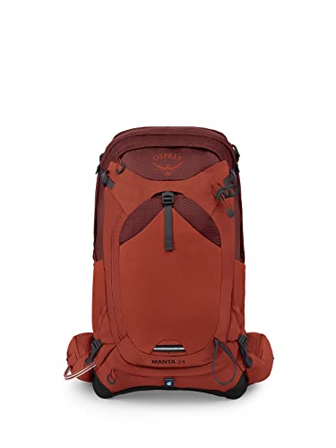 Osprey Manta 24L Men's Hiking Backpack with Hydraulics Reservoir, Oak Leaf Orange
