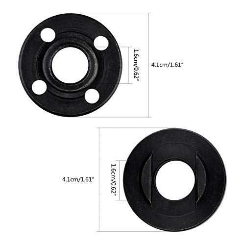 Topbuti 5" 5/8-11 Grinder Flange Angle Wrench Spanner Metal Lock Nut for Compatible with Dewalt Milwaukee Makita 193465-4 Bosch Black & Decker Ryobi