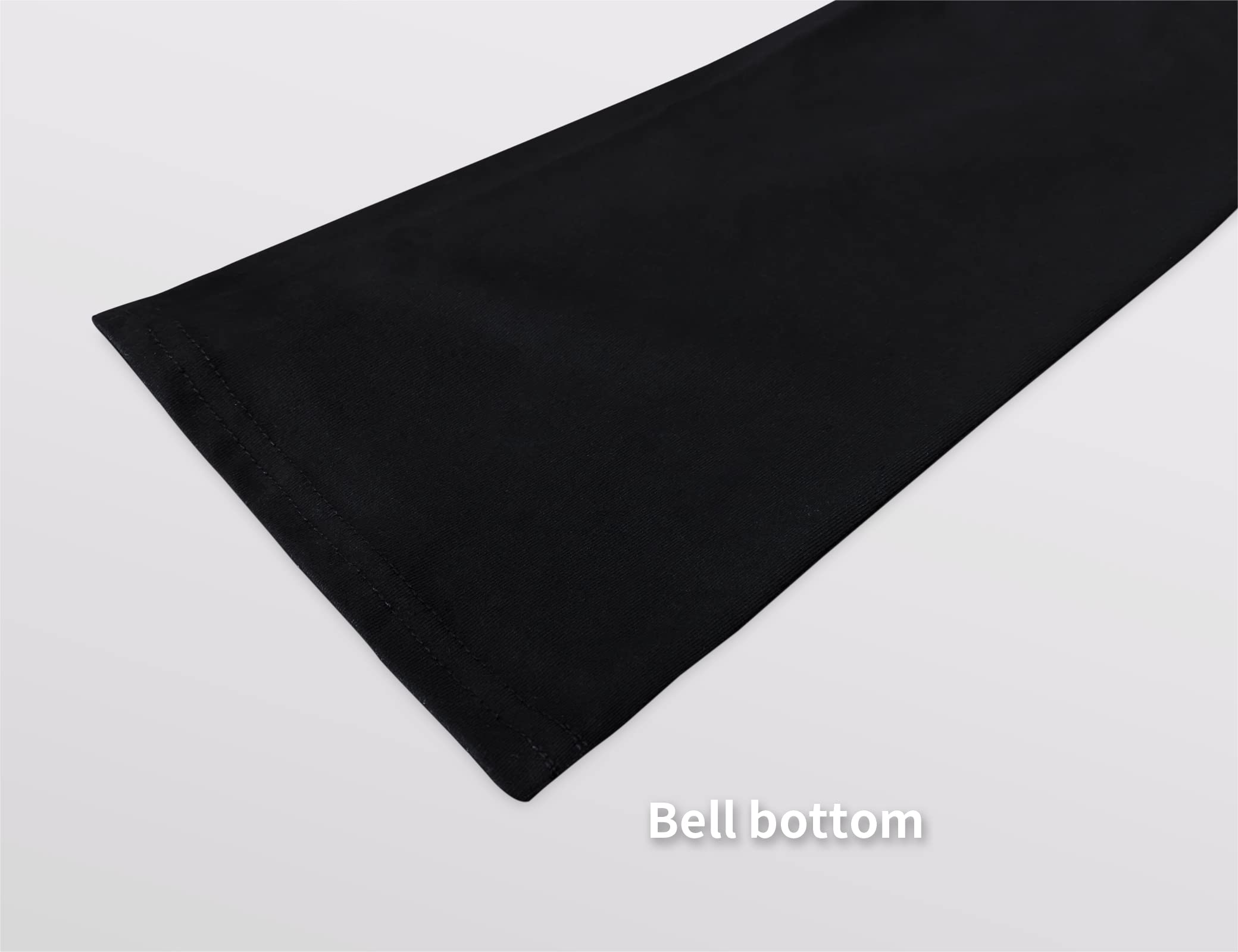 Skating Pants Figure for Little Girls Size 4-5T Solid Black Slim Soft 4 Way Stretch Trousers for Kids Dancer Sporter Ice Rink