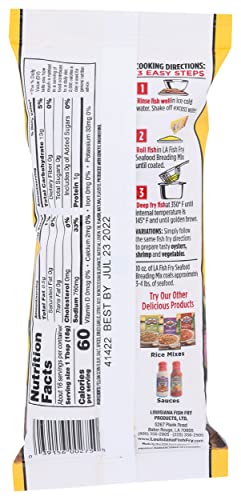 Louisiana Fish Fry New Orleans Style Seafood Breading Mix, 10 oz