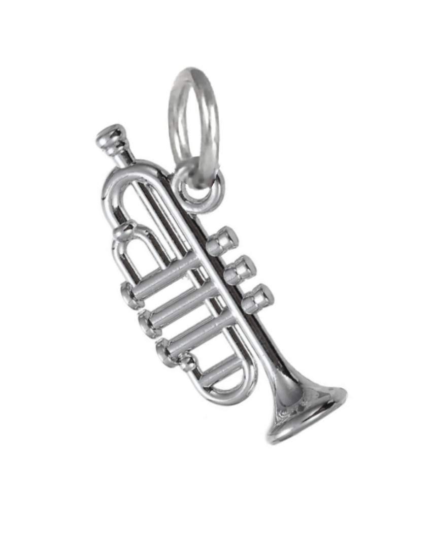 LaBenie Dangle Trumpet Music Charm Bead