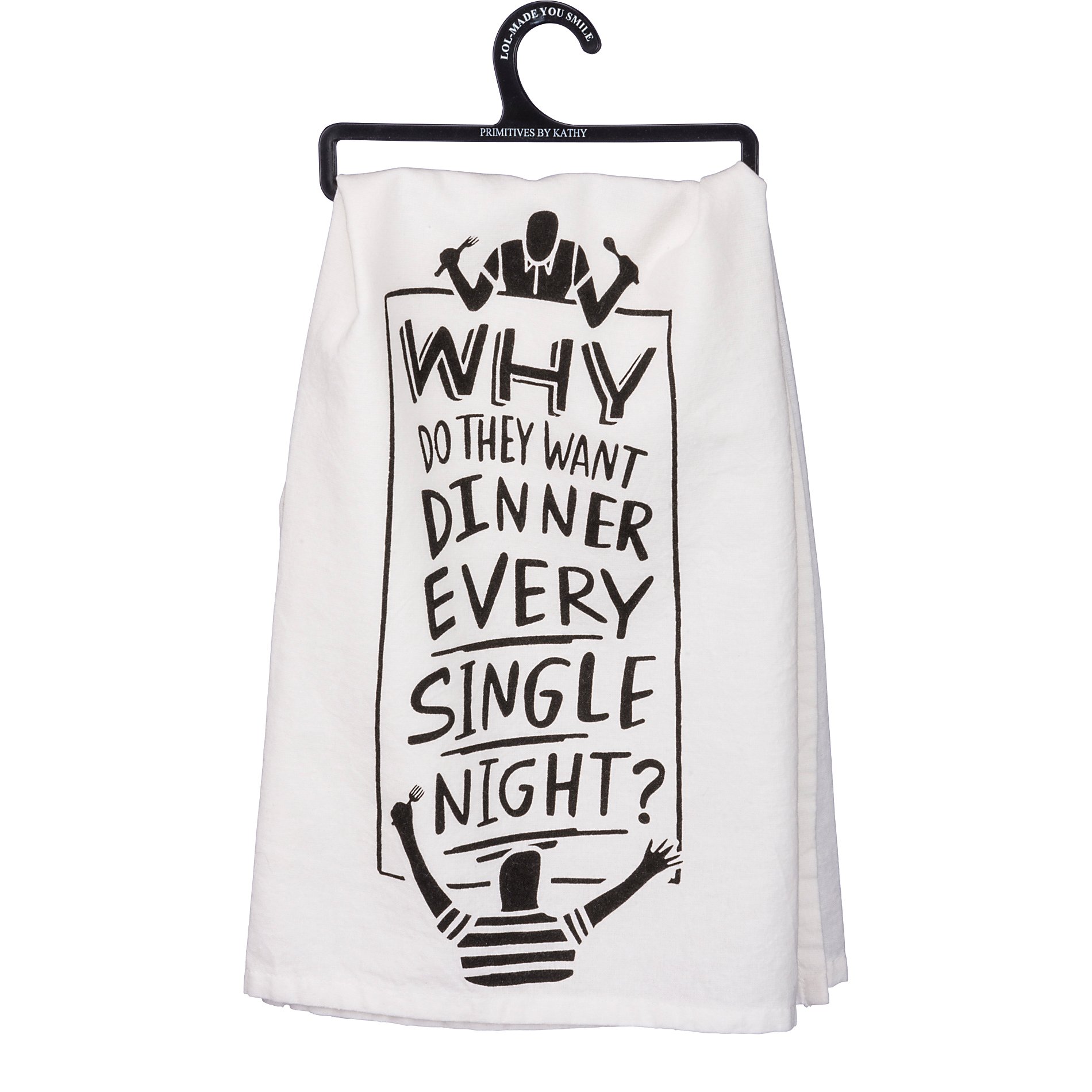 Primitives by Kathy Every Night Dish Towel