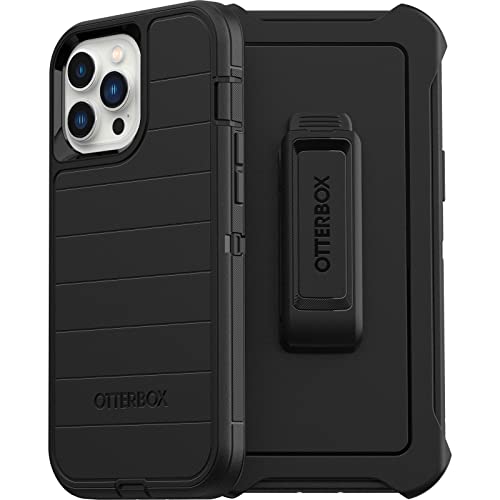 OtterBox Defender Case for iPhone 13 Pro Max/iPhone 12 Pro Max, Shockproof, Drop Proof, Ultra-Rugged, Protective Case, 4X Tested to Military Standard, Black