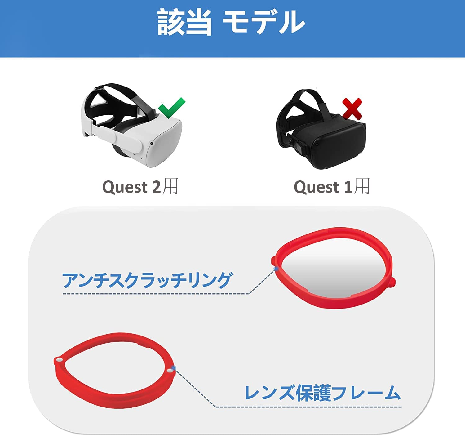 MASiKEN Lens Cover Myopia Glasses For Quest 2, Left Side (OS:-3.00) Myopia Lens Anti-Blue Ray With Lightweight Magnetic Anti Scratch Ring, Non-Astigmatism Lenses, Eyesight Protector(Red)