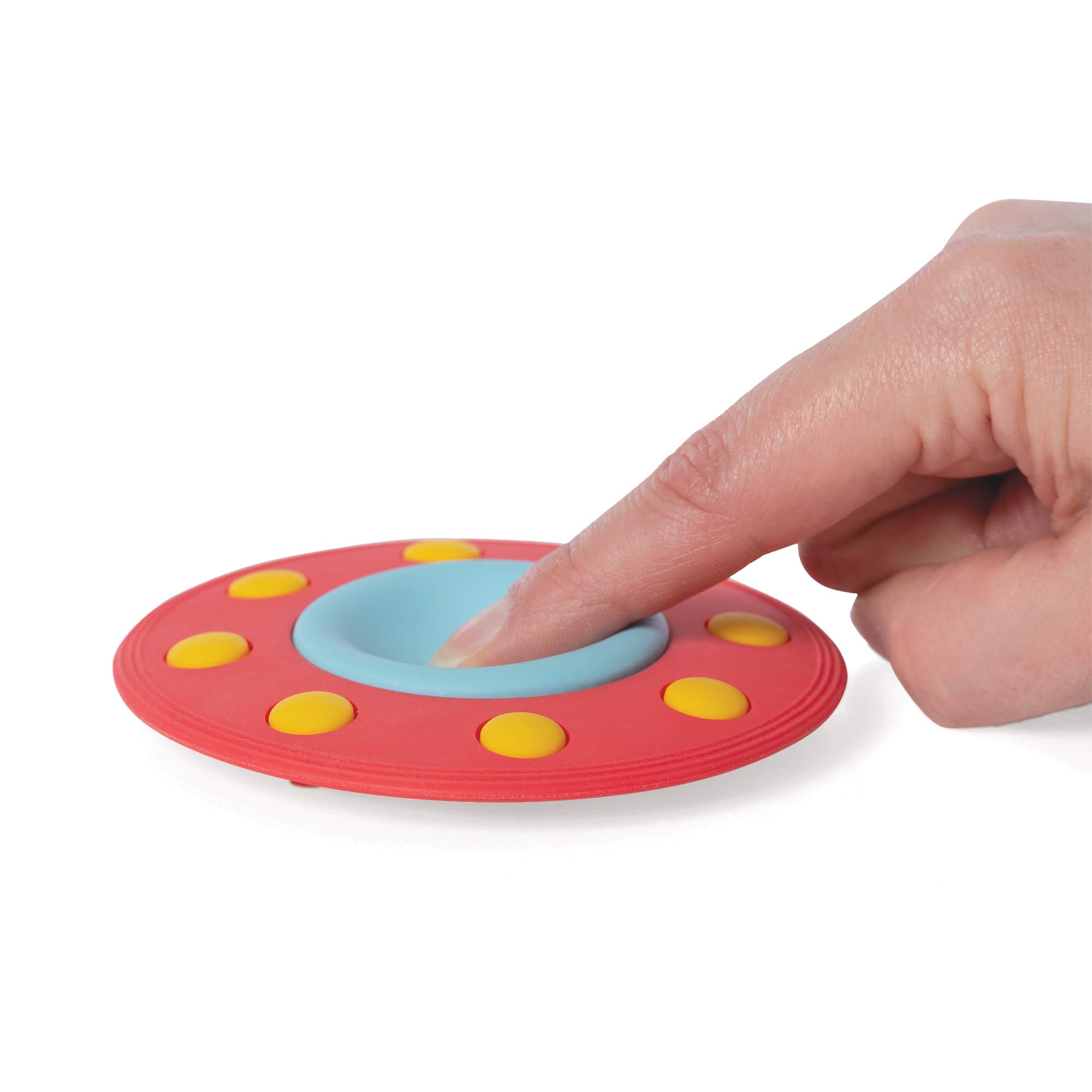 Manhattan Toy Space Themed Flying Saucer Silicone Teether