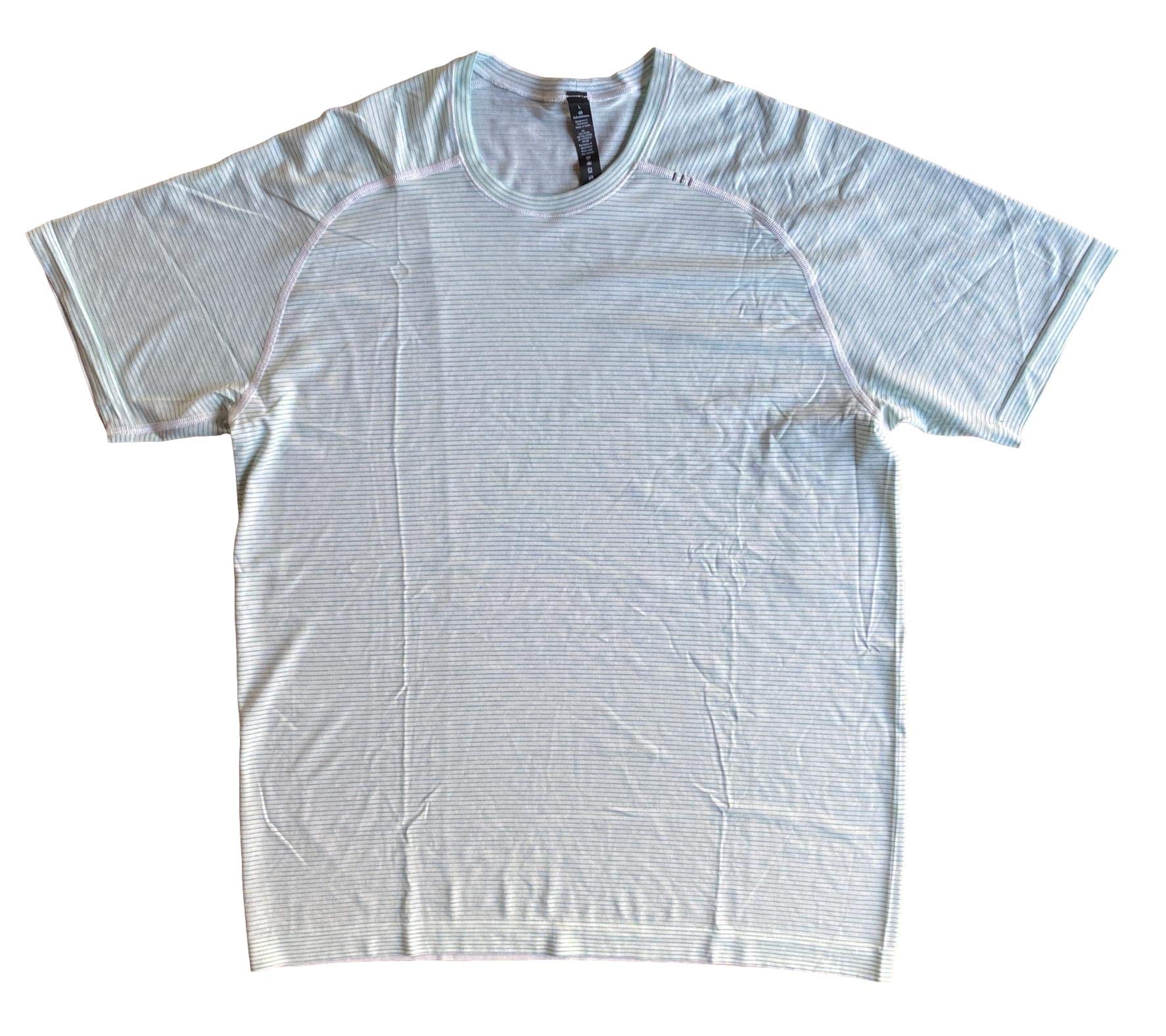 Lululemon Metal Vent Tech SS Shirt - L - WHT/WHT/BLGN