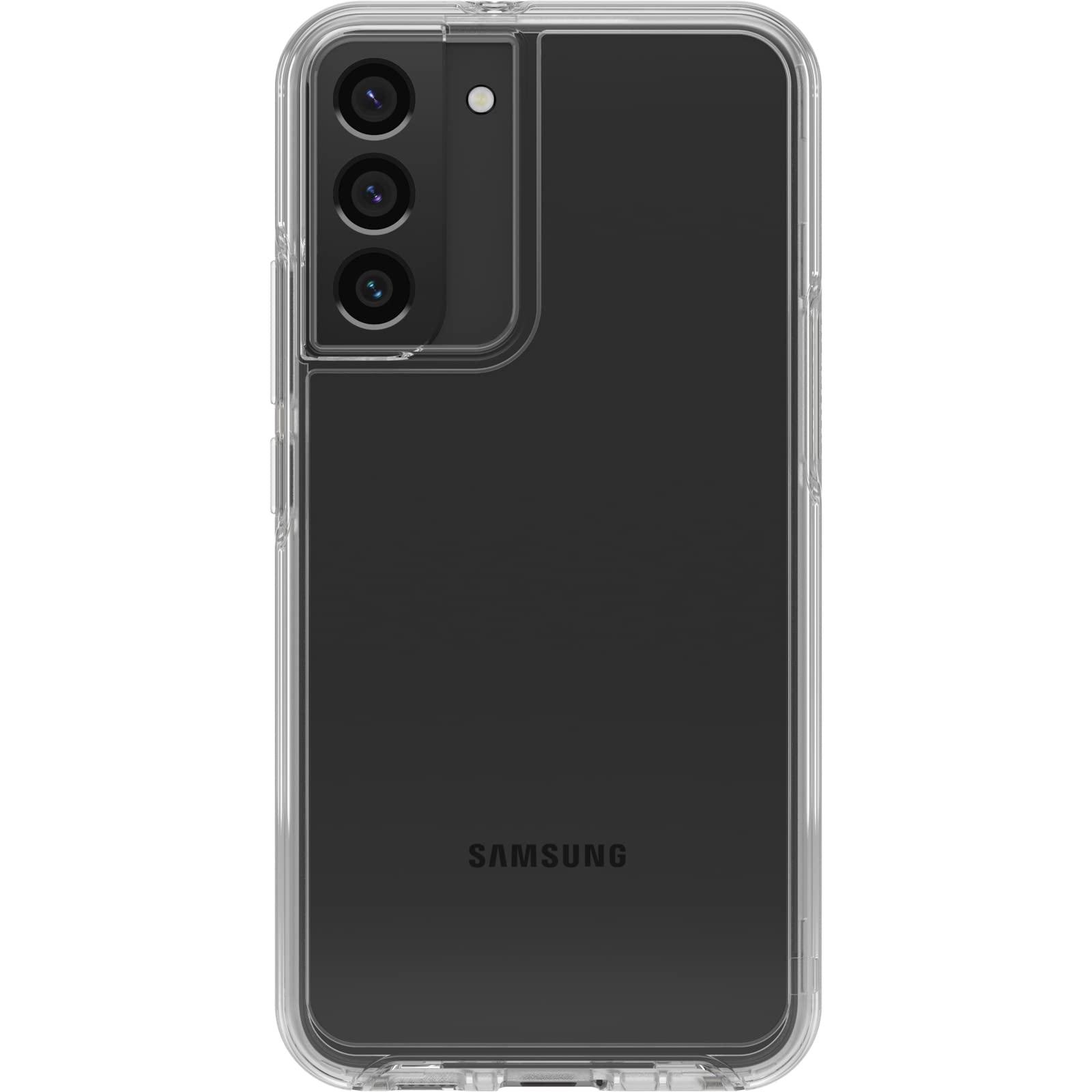 OtterBox Galaxy S22+ Symmetry Series Case - CLEAR, ultra-sleek, wireless charging compatible, raised edges protect camera & screen
